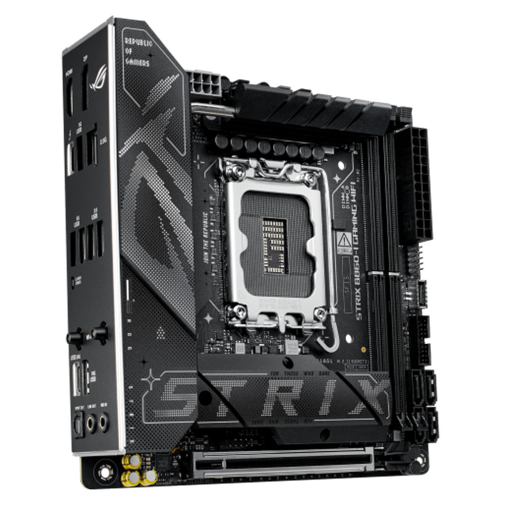ASUS ROG STRIX B860-I GAMING WIFI Intel LGA 1851 Mini-ITX Motherboard - ROG STRIX B860-I GAMING ...