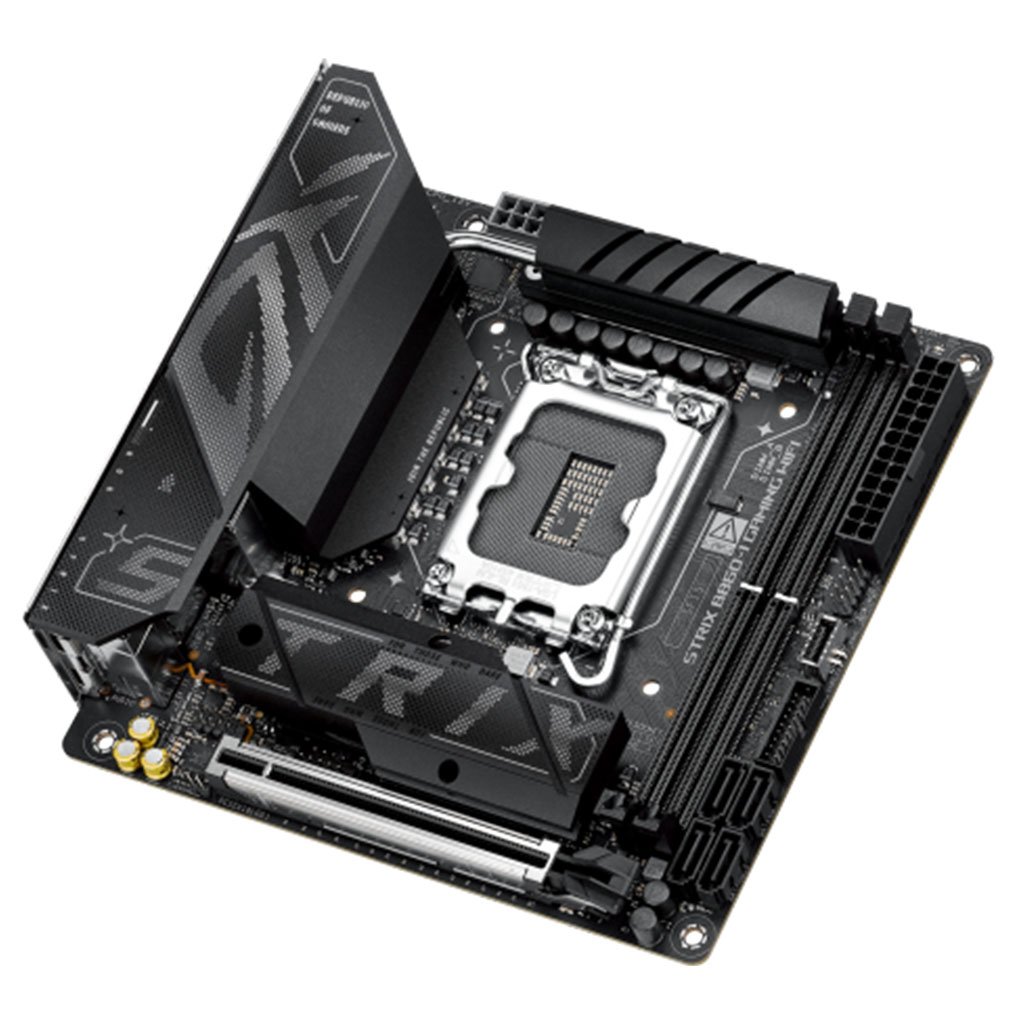ASUS ROG STRIX B860-I GAMING WIFI Intel LGA 1851 Mini-ITX Motherboard - ROG STRIX B860-I GAMING ...