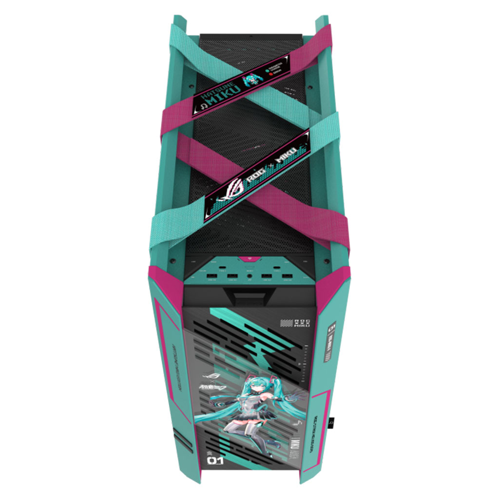 ASUS ROG Strix Helios II Tempered Glass Mid-Tower E- ATX Case - Hatsune ...