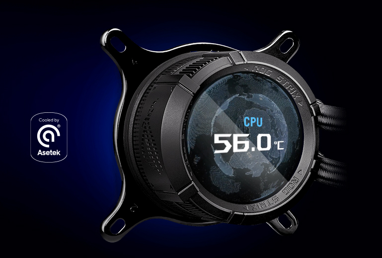 ASUS ROG STRIX LC III 360 ARGB LCD 360mm AIO Liquid CPU Cooler - ROG ...