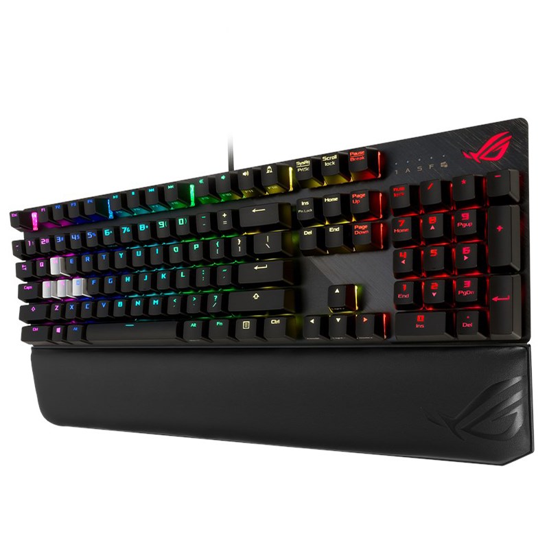 ASUS ROG Strix Scope Deluxe RGB Mechanical Gaming Keyboard - Cherry MX ...