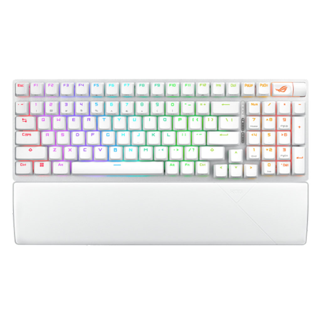 rog keyboard white