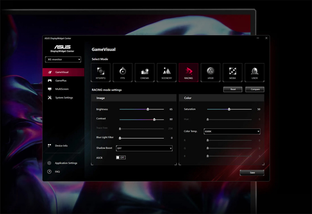 ASUS ROG Strix XG32WCS 32" QHD 180Hz 1ms FreeSync Curved Gaming Monitor ...
