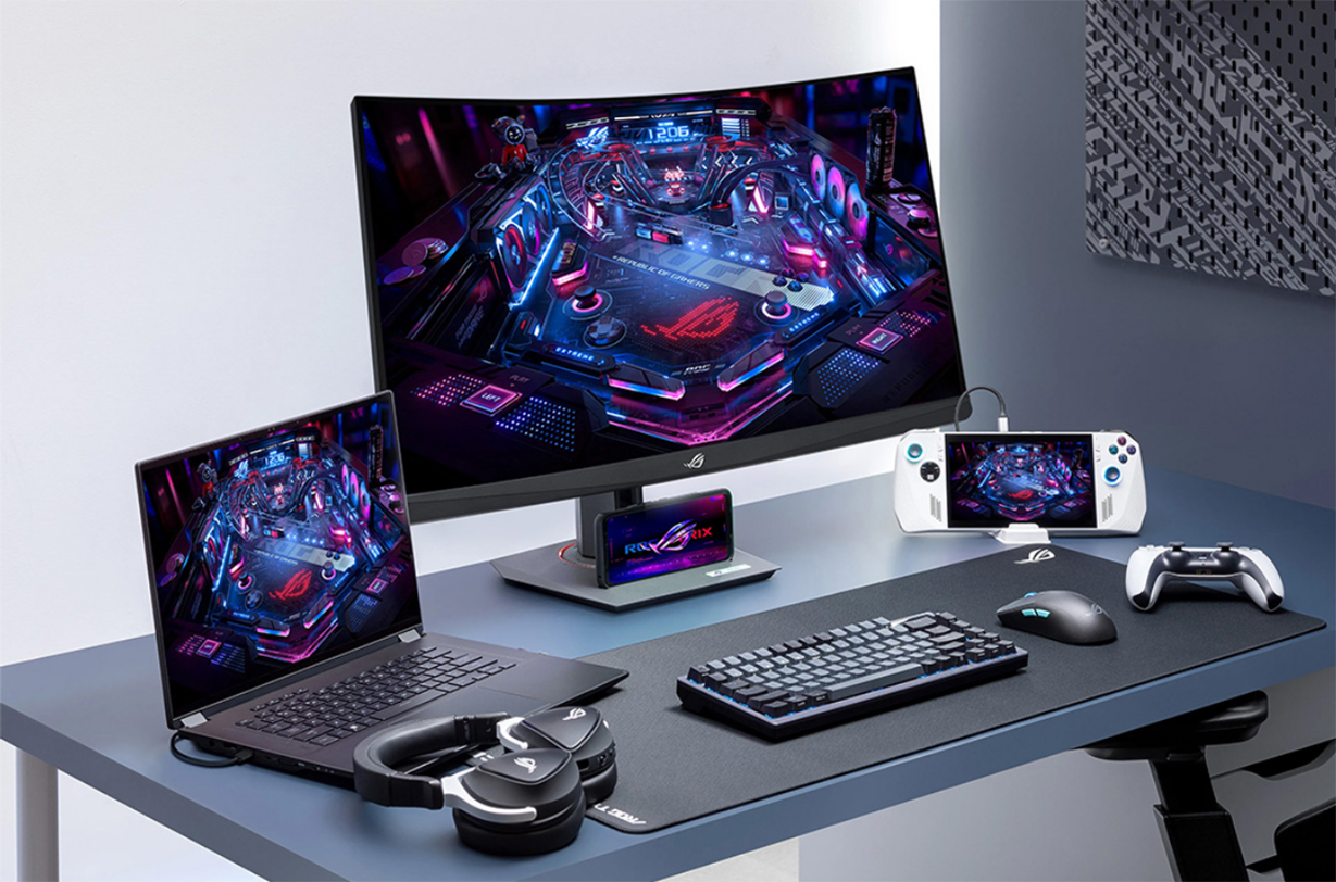 ASUS ROG Strix XG32WCS 32" QHD 180Hz 1ms FreeSync Curved Gaming Monitor ...