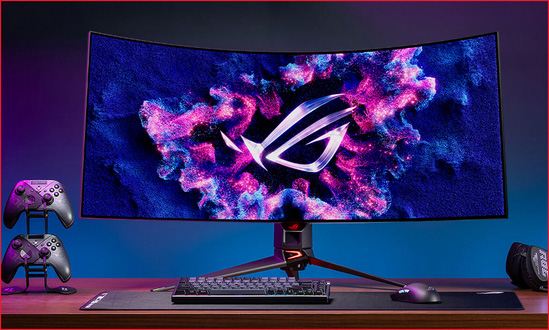 ASUS ROG Swift OLED PG39WCDM 39" 240Hz Ultra-Wide QHD Curved Gaming ...