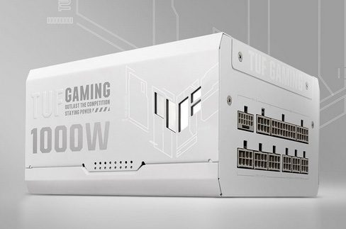 ASUS TUF Gaming 1000W 80+ Gold PCIe 5 ATX3.0 Fully Modular Power Supply - White - TUF-GAMING ...