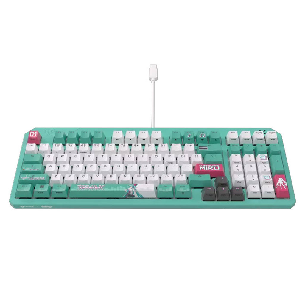 ASUS TUF Gaming K3 Gen II RGB Mechanical Keyboard Hatsune Miku Edition ...