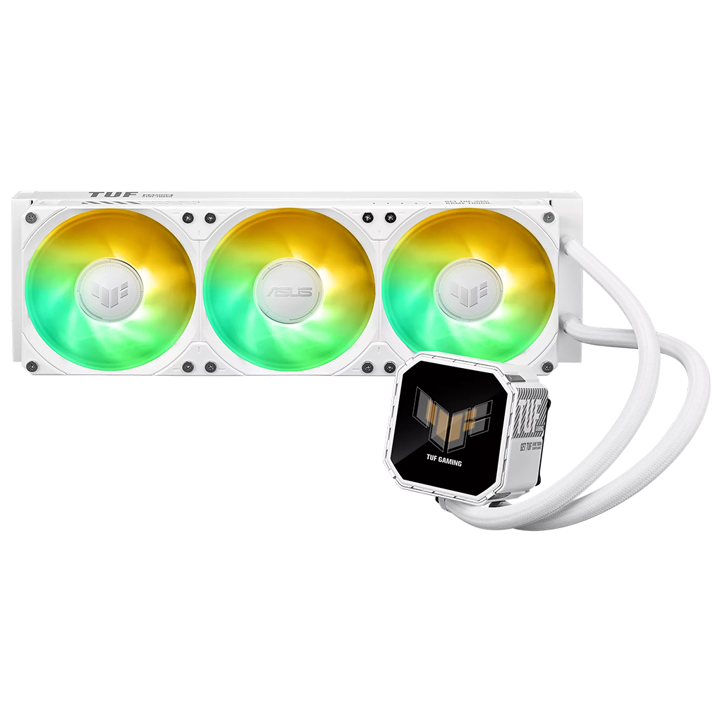 ASUS TUF Gaming LC III 360 ARGB LCD White Liquid CPU Cooler - TUF ...