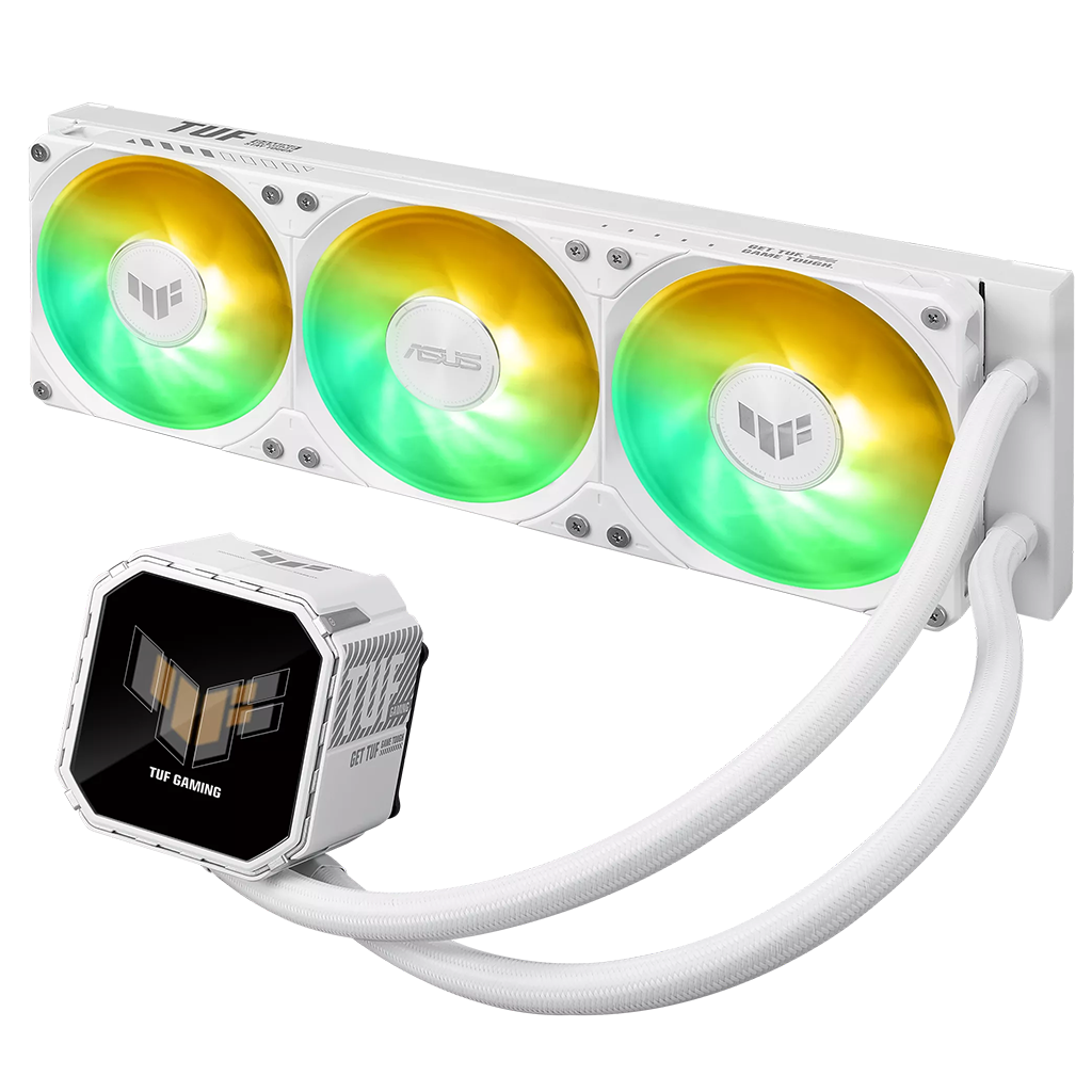 ASUS TUF Gaming LC III 360 ARGB LCD White Liquid CPU Cooler - TUF ...