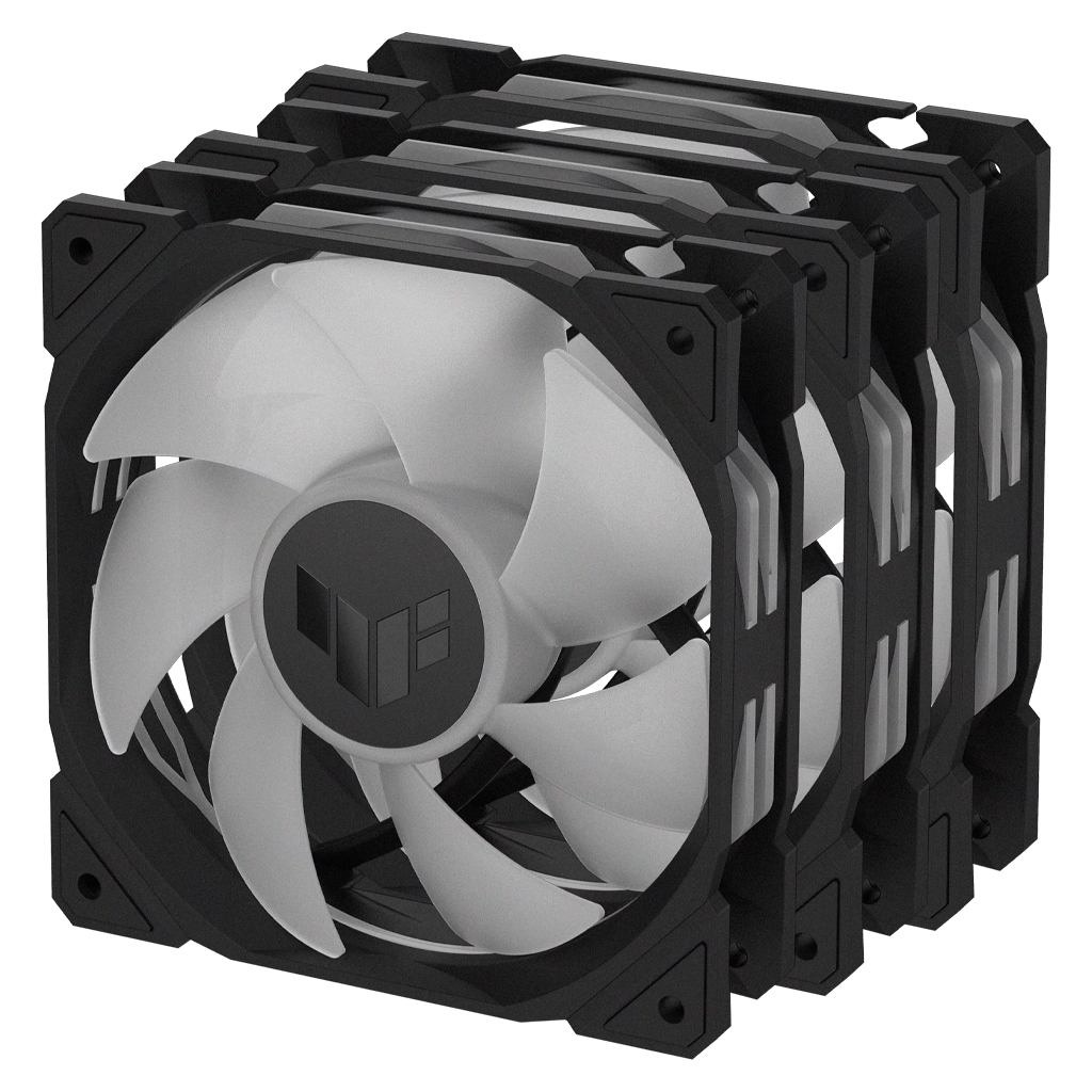 ASUS TUF Gaming TR120 ARGB 120mm PWM Black Fan - 3 Pack - TUF GAMING ...