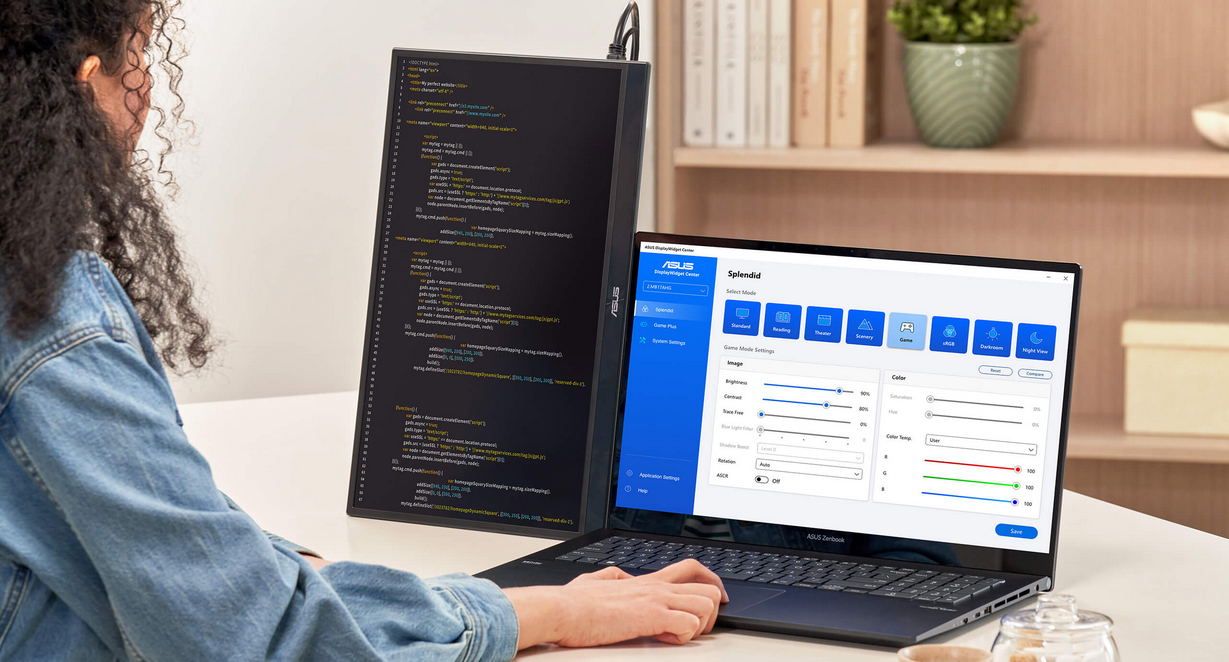 ASUS ZenScreen MB16QHG 16" 120Hz WQXGA HDR400 USB-C Portable IPS ...