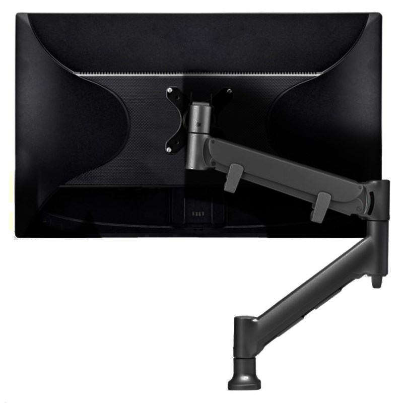 Atdec Direct to Desk Single Monitor Display Mount for up to 43" - Black ...