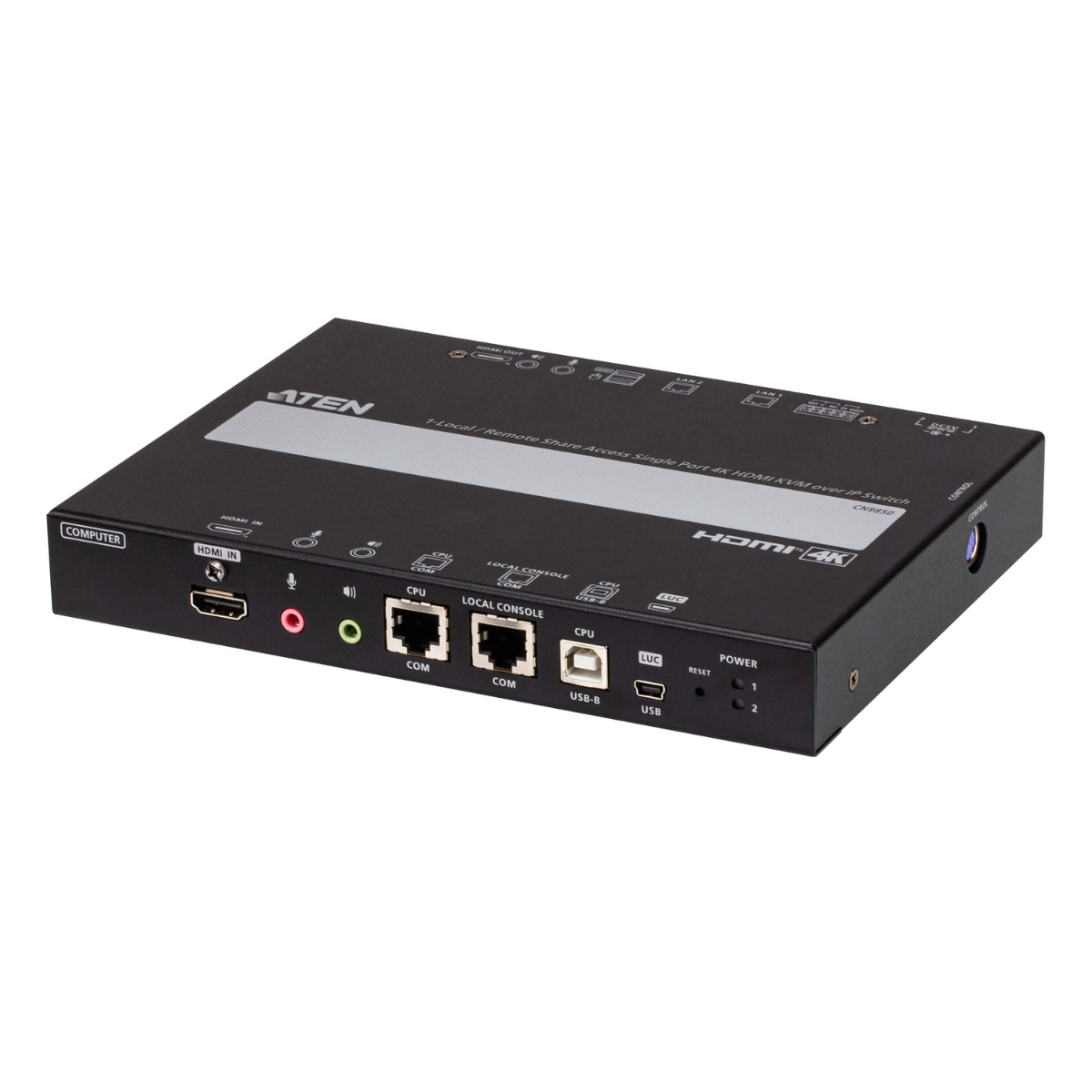 ATEN 1-Local/Remote Shared Access Single Port 4K HDMI KVM over IP ...