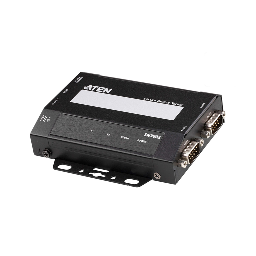 ATEN 2-Port RS-232 Secure Serial Device Server - SN3002 | Mwave