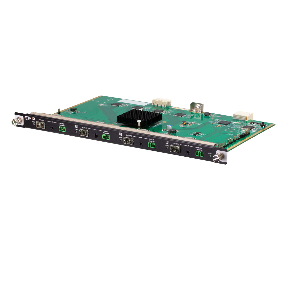 ATEN 4K @ 10km 4-Port 10G Optical Input Board Single-Mode Fibre ...