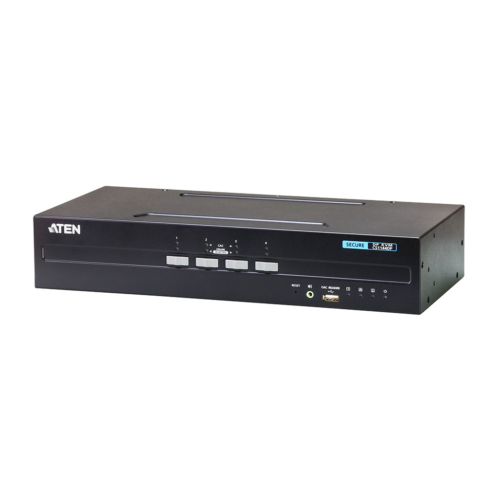 ATEN 4-Port USB DisplayPort Dual Display Secure KVM Switch - PSD PP v3 ...