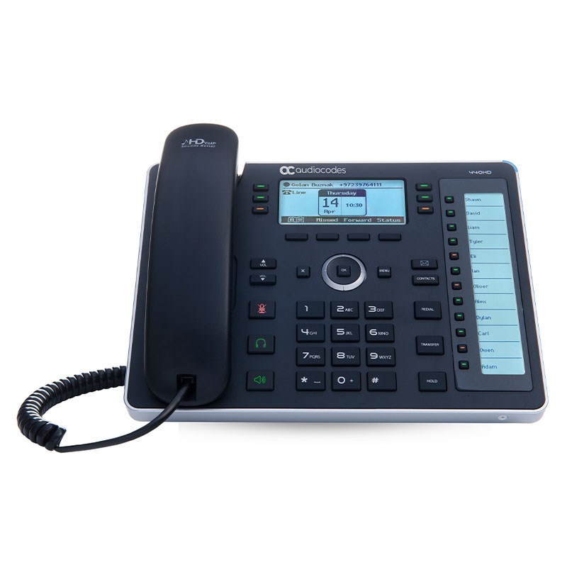 AudioCodes 440HD 6-Line PoE IP Phone - IP440HDEG | Mwave AudioCodes 440HD 6-Line PoE IP Phone - IP440HDEG | Mwave