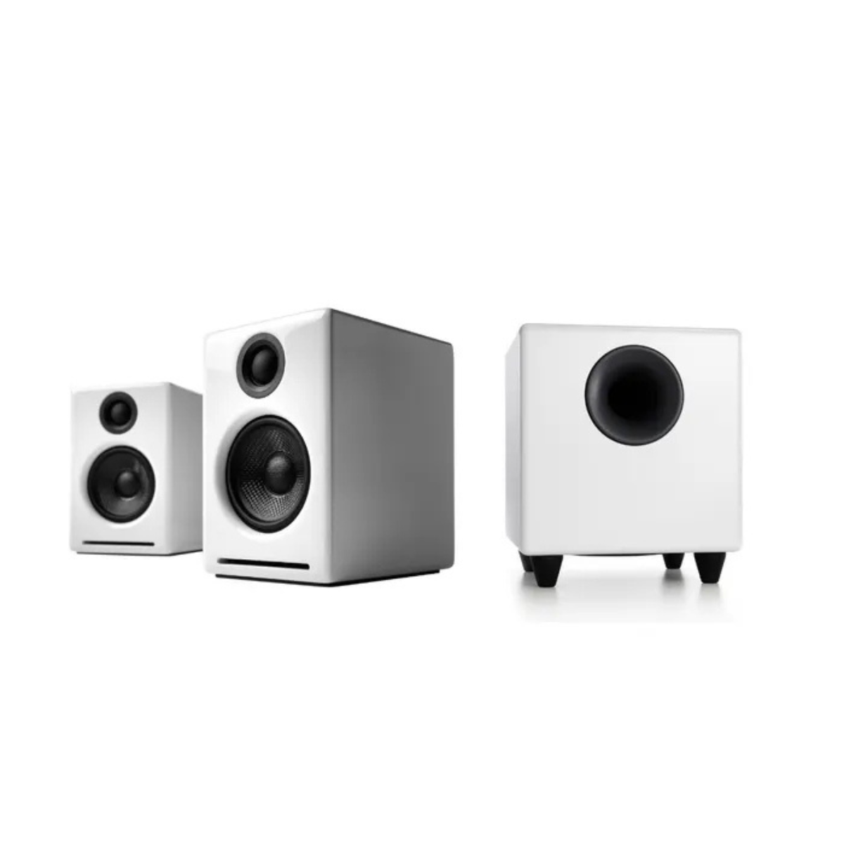 Audioengine A2+ Wireless Desktop Speakers with S8 Subwoofer - White ...
