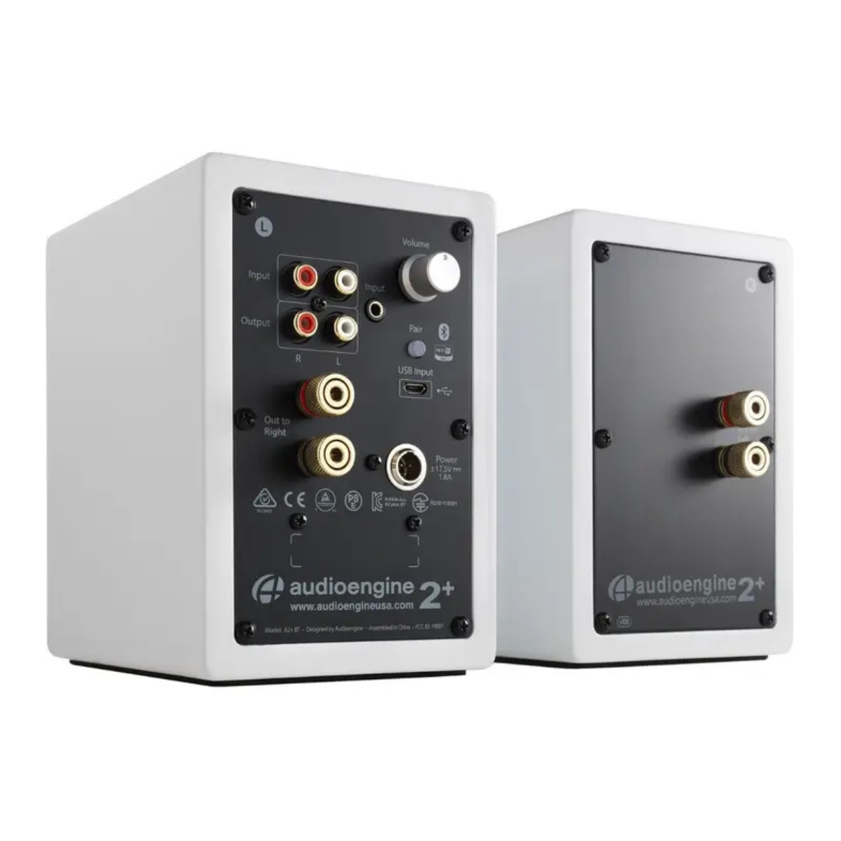 Audioengine A2+ Wireless Desktop Speakers with S8 Subwoofer - White ...