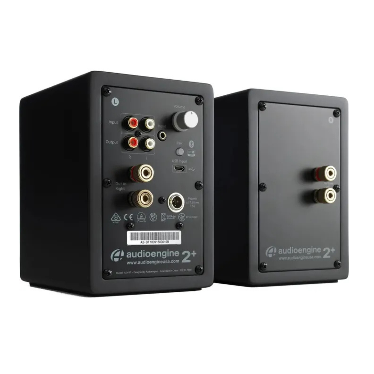 Audioengine A2+ Wireless Speakers with DS1 Speaker Stands - Black - BDL ...