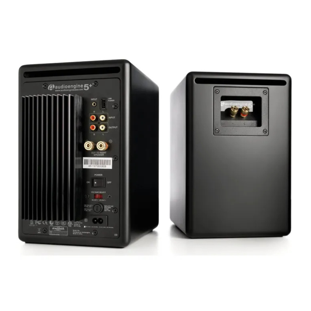 Audioengine A5+ Powered Bookshelf Speakers with S8 Subwoofer - Black ...