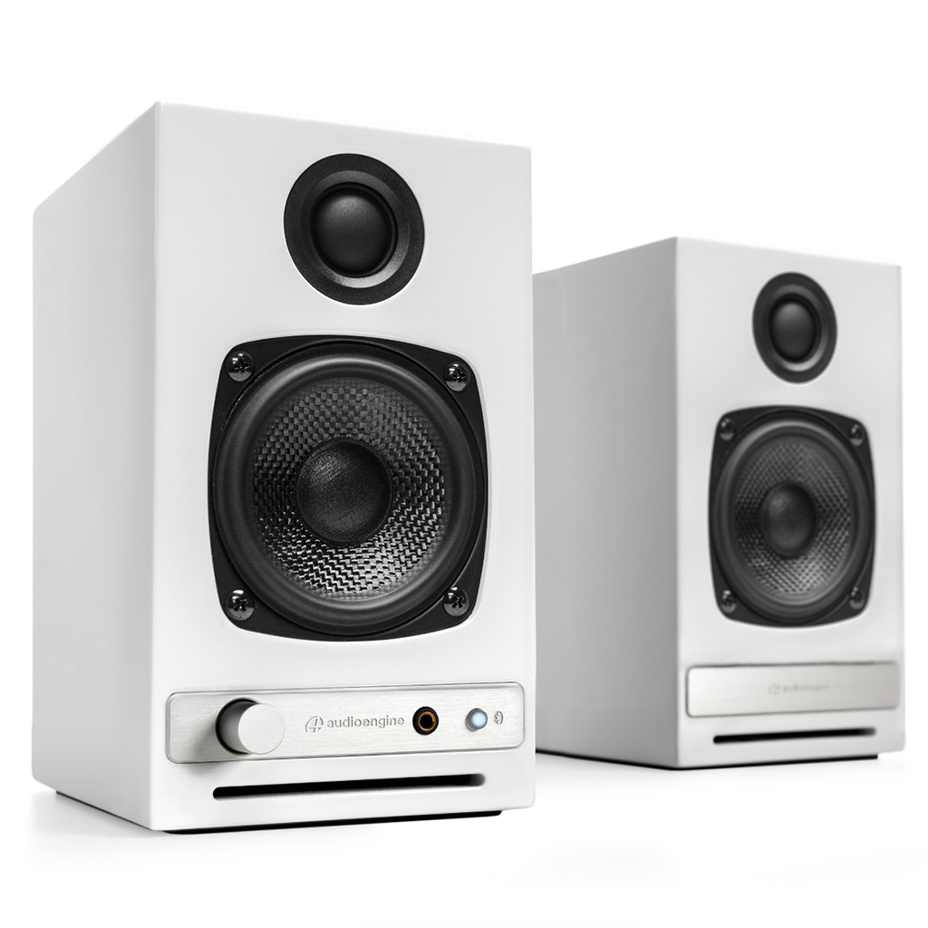 Audioengine HD3 Premium Wireless Speakers - Gloss White - 90023800 | Mwave