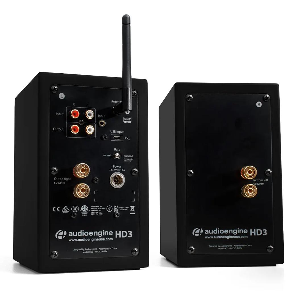 Audioengine HD3 Premium Wireless Speakers - Satin Black - 90021900 | Mwave