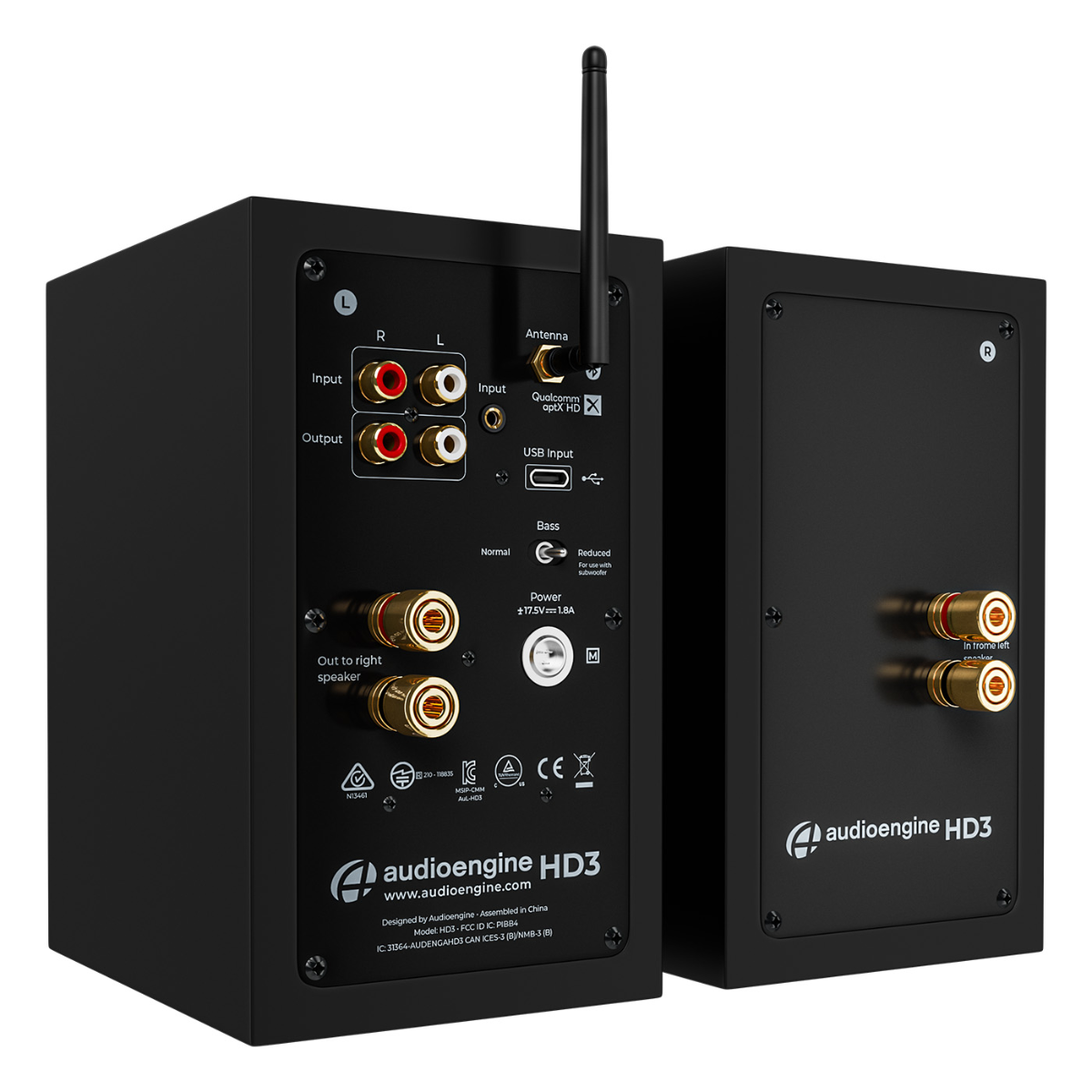 Audioengine HD3 Premium Wireless Speakers with DS1 Speaker Stands ...