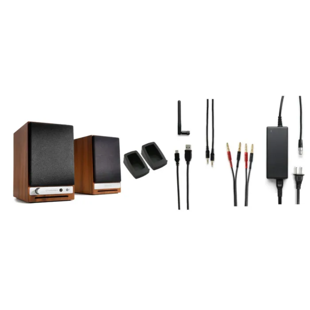 Audioengine HD3 Premium Wireless Speakers with DS1 Speaker Stands ...