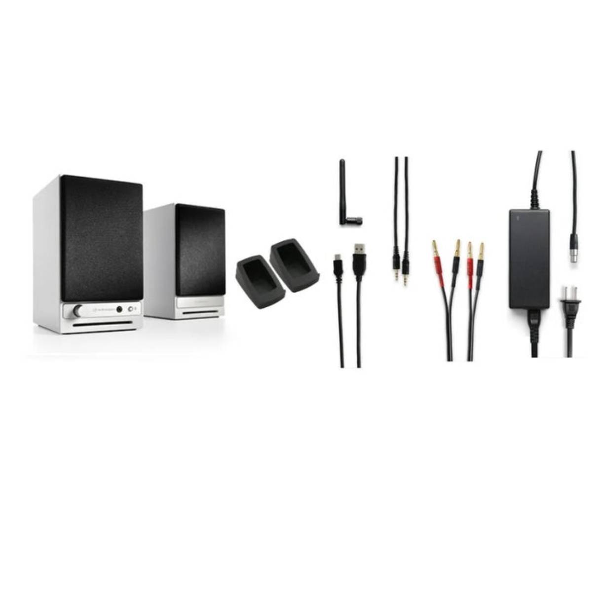 Audioengine HD3 Premium Wireless Speakers with DS1 Speaker Stands ...