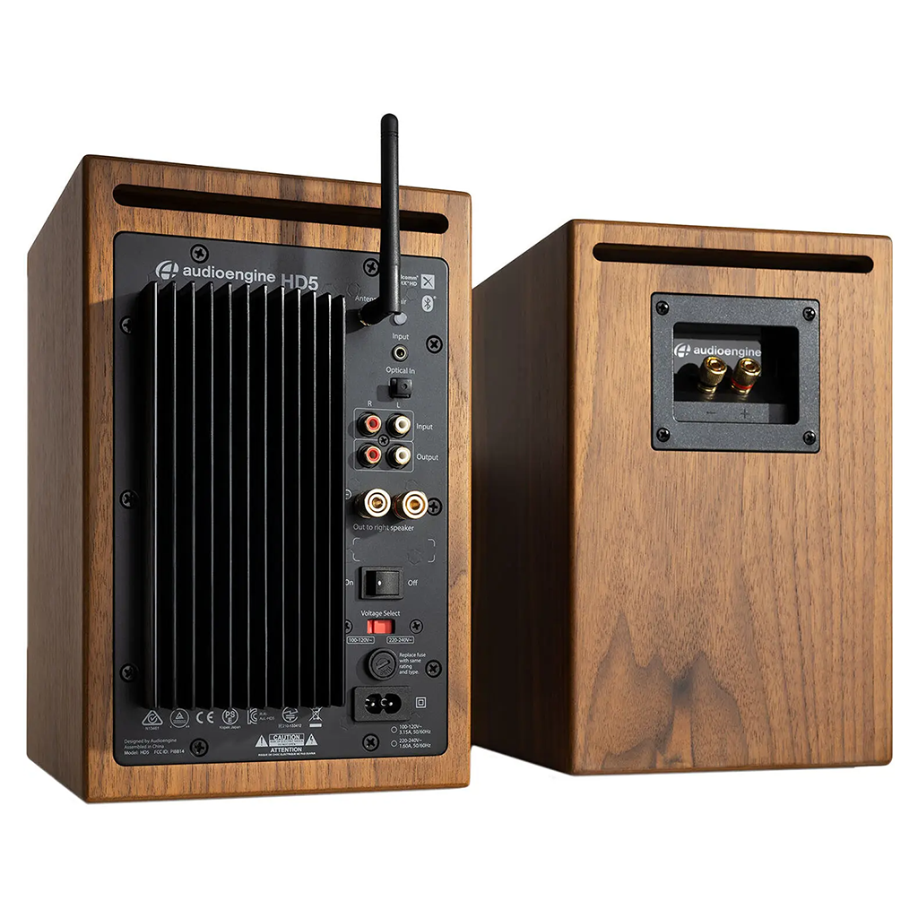 Audioengine HD5 Wireless Speaker System - Walnut - 90056805 | Mwave