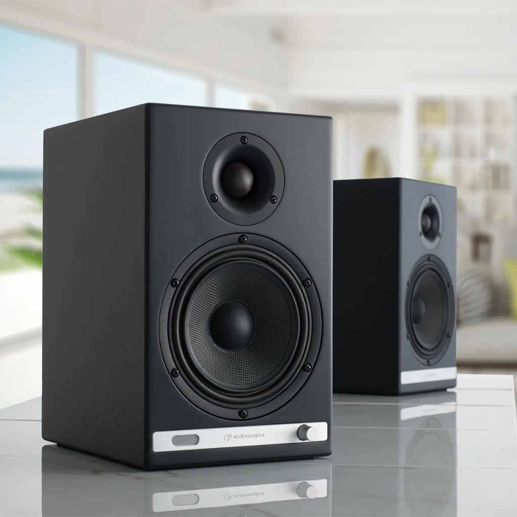 Audioengine HD6 Powered Speakers - Satin Black - 90021870 | Mwave
