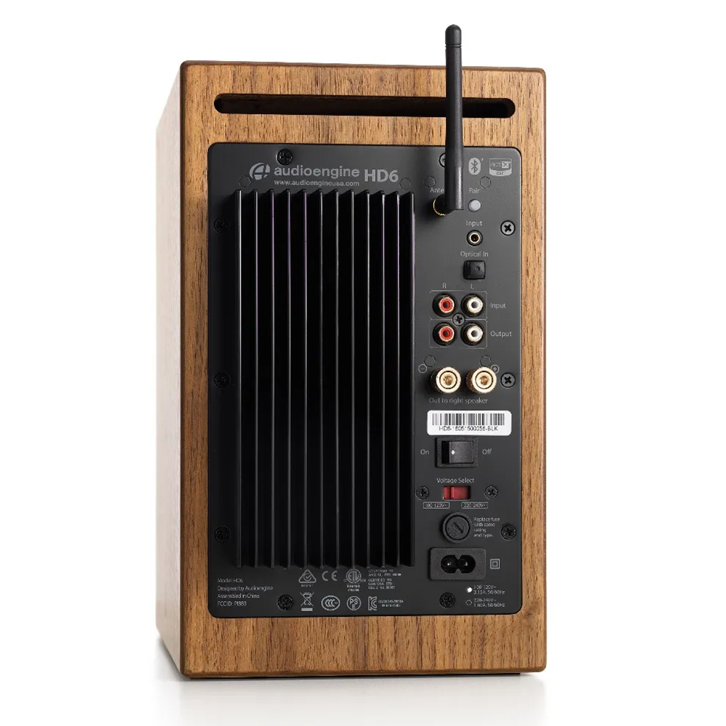 Audioengine HD6 Powered Speakers - Walnut - 90021865 | Mwave