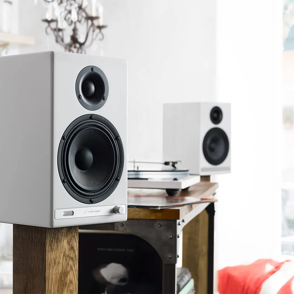 Audioengine HD6 Powered Speakers - White - 90057750 | Mwave
