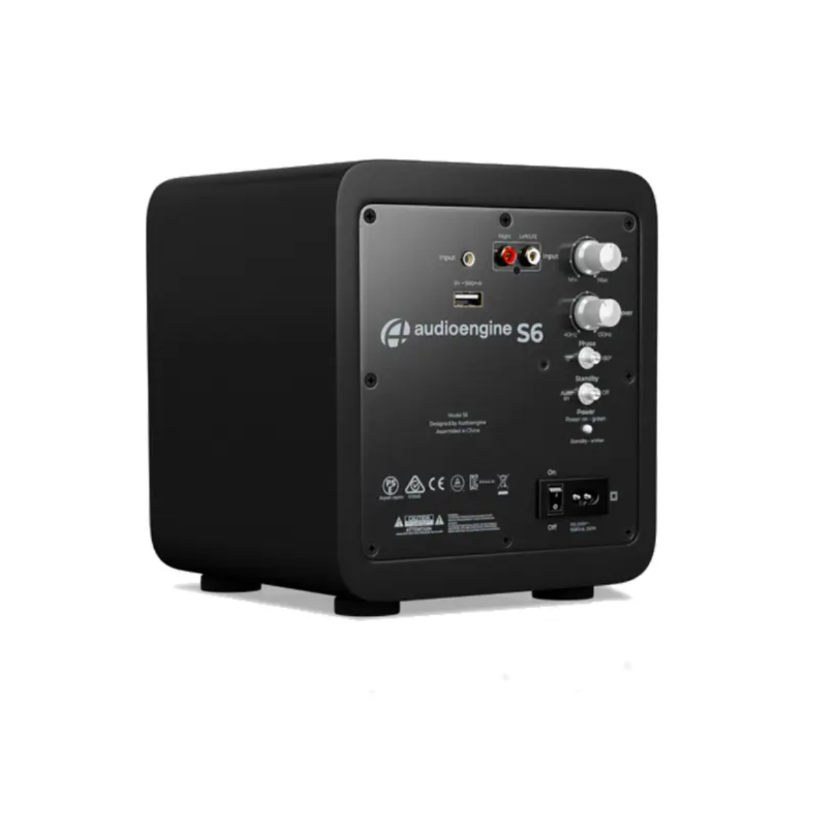 Audioengine S6 Powered Subwoofer - Black - 90062935 | Mwave