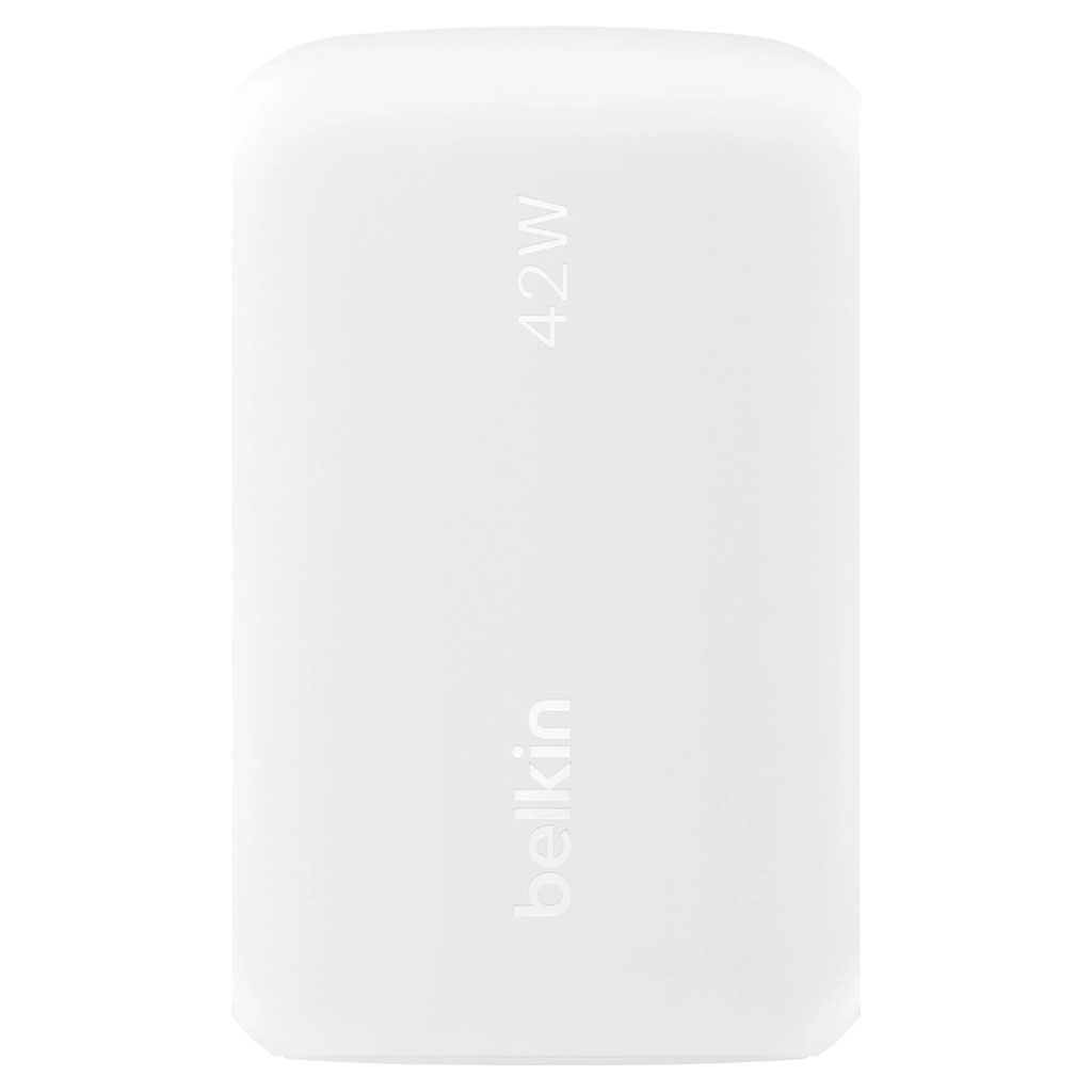 Belkin 42W USB-C & USB-A Dual Wall Charger w/PPS & PD - White ...