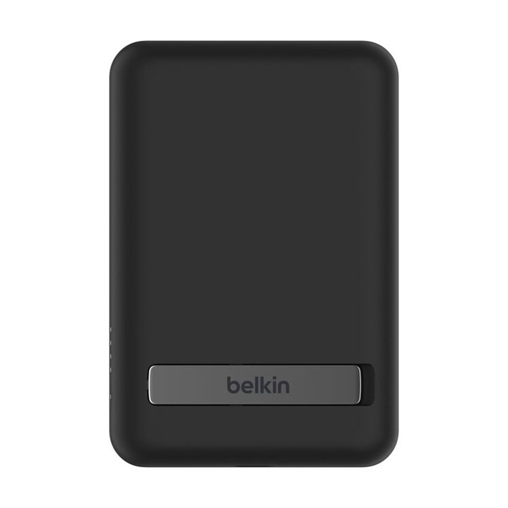 Belkin BoostCharge 5000mAh 7.5W Magnetic Wireless Power Bank w/ Stand ...