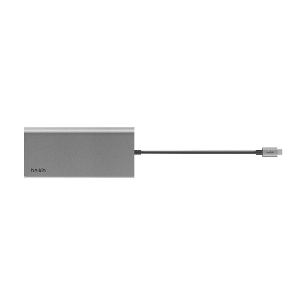 Belkin Connect 100W PD Universal USB-C 8-in-1 Dual Display Core Hub ...