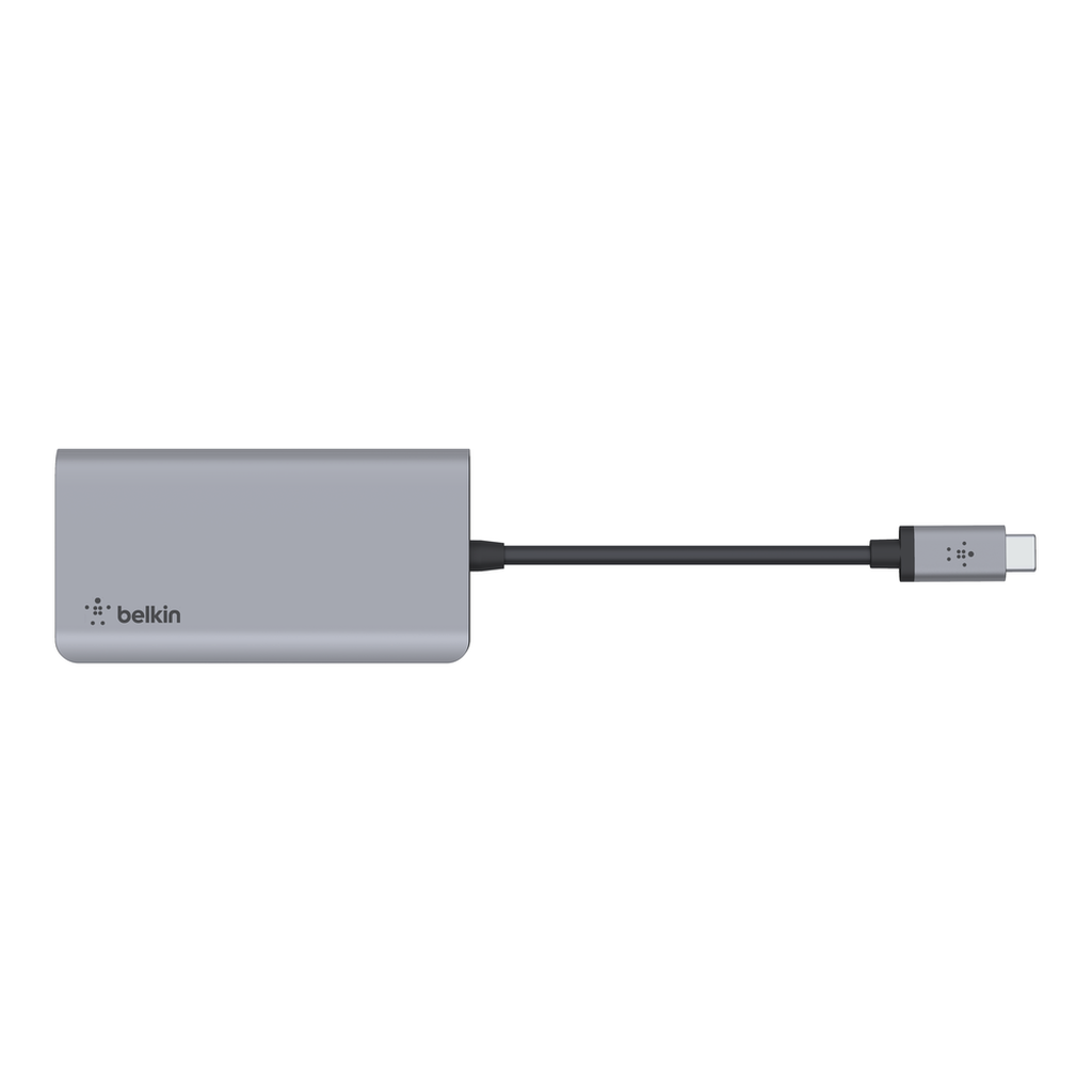 Belkin Connect USB-C 4-in-1 Multiport Adapter - AVC006BTSGY | Mwave