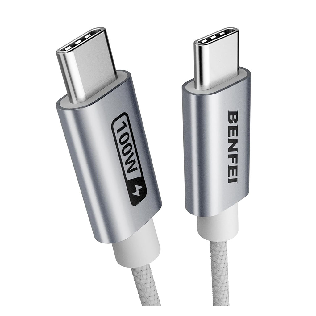 BENFEI 1m 100W USB-C Fast Charging Cable - ELEBEN351SL | Mwave