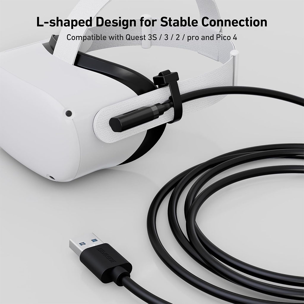 BENFEI 375BK-5M 5m USB 3.0 to USB-C Link Cable for VR Headset ...