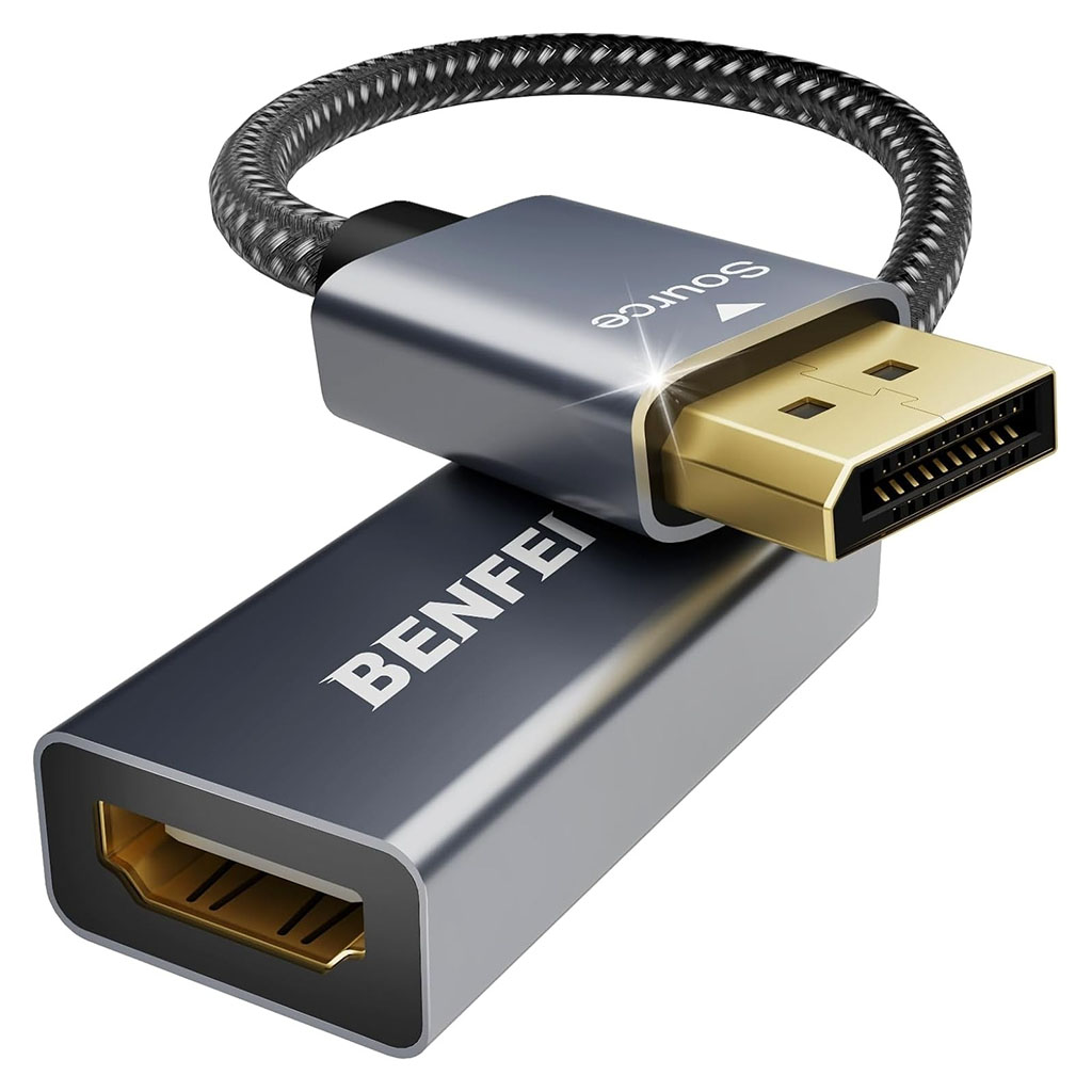 BENFEI Uni-Directional 4K DisplayPort to HDMI Adapter - ELEBEN218GY | Mwave