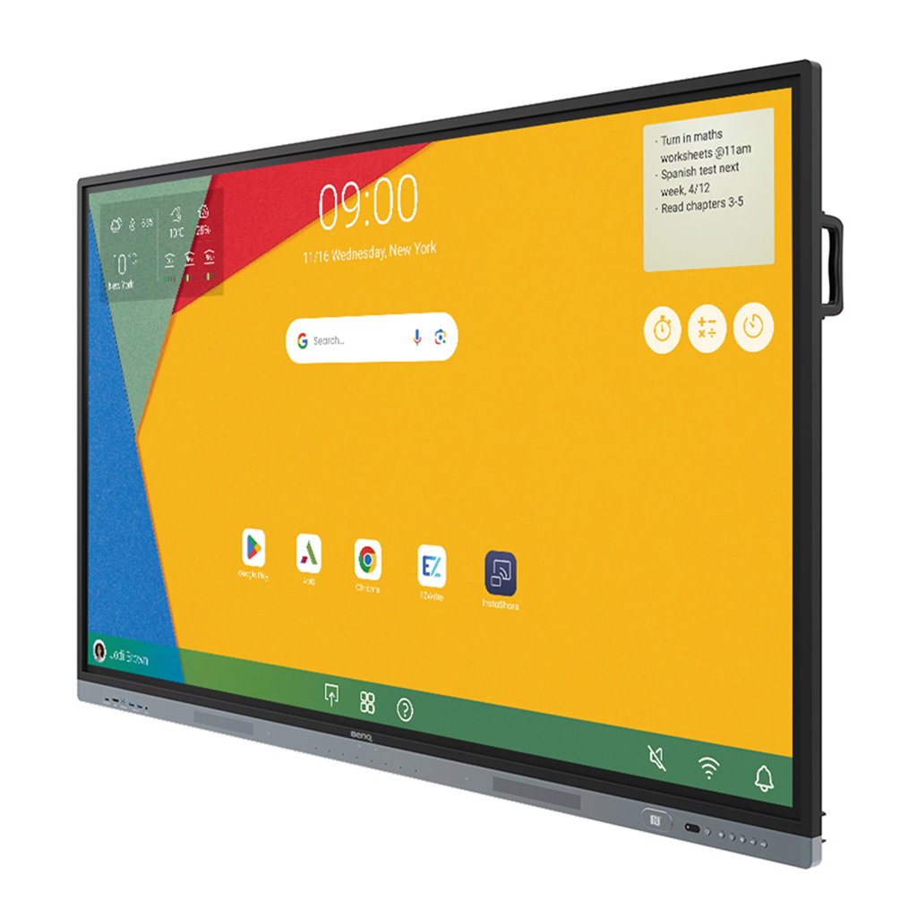 BenQ Board Master RM04 75" 4K UHD Interactive Display Panel - Android ...