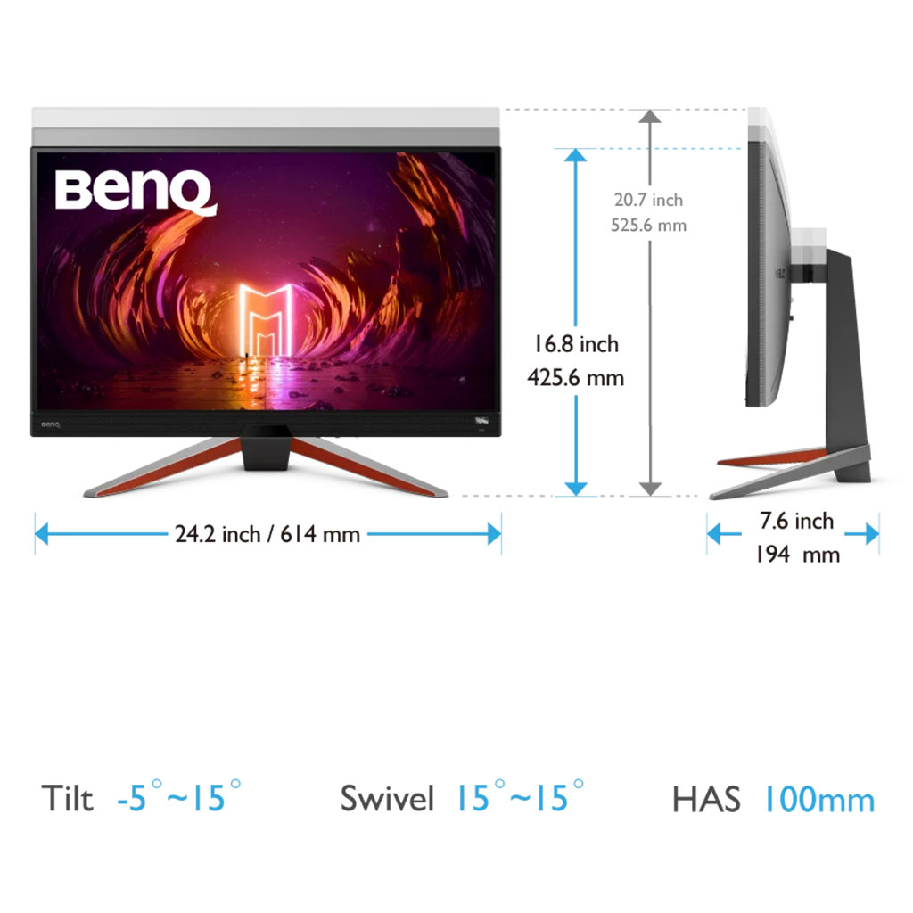 BenQ MOBIUZ EX270M 27" 240Hz FHD 1ms HDR10 FreeSync Premium IPS Gaming ...