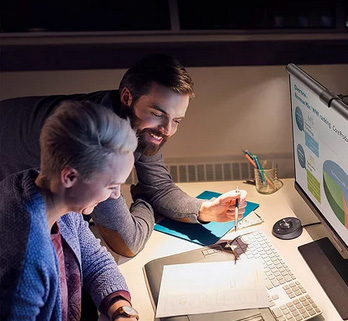 BenQ ScreenBar Plus Monitor Light with Dial Controller (2nd Gen) - 9H ...