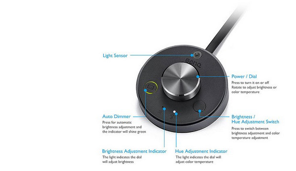BenQ ScreenBar Plus Monitor Light with Dial Controller (2nd Gen) - 9H ...