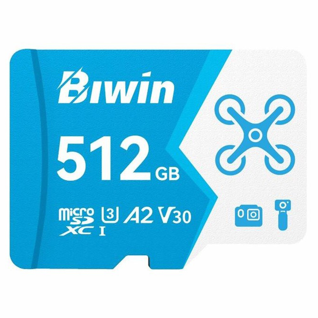 Biwin MS160 512GB UHS-I A2 microSD Memory Card - 160 MB/s - BMMS160512G ...