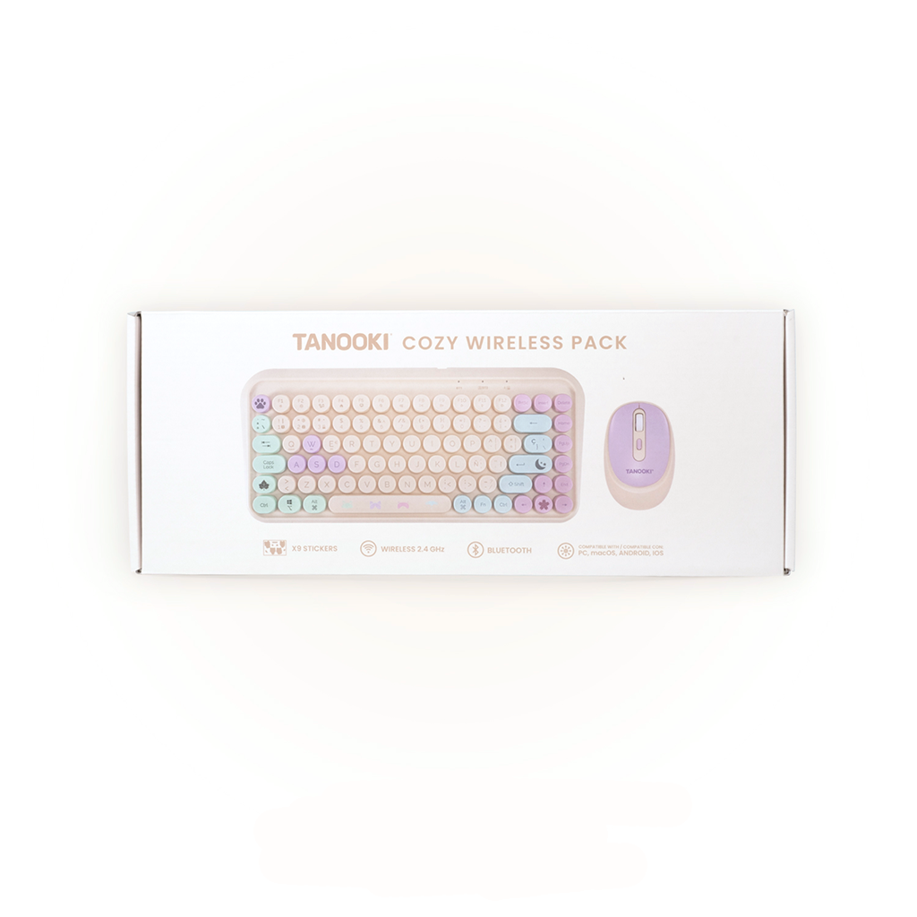 Blade Cozy Wireless Tanooki Keyboard & Mouse Combo - TNK4001 | Mwave