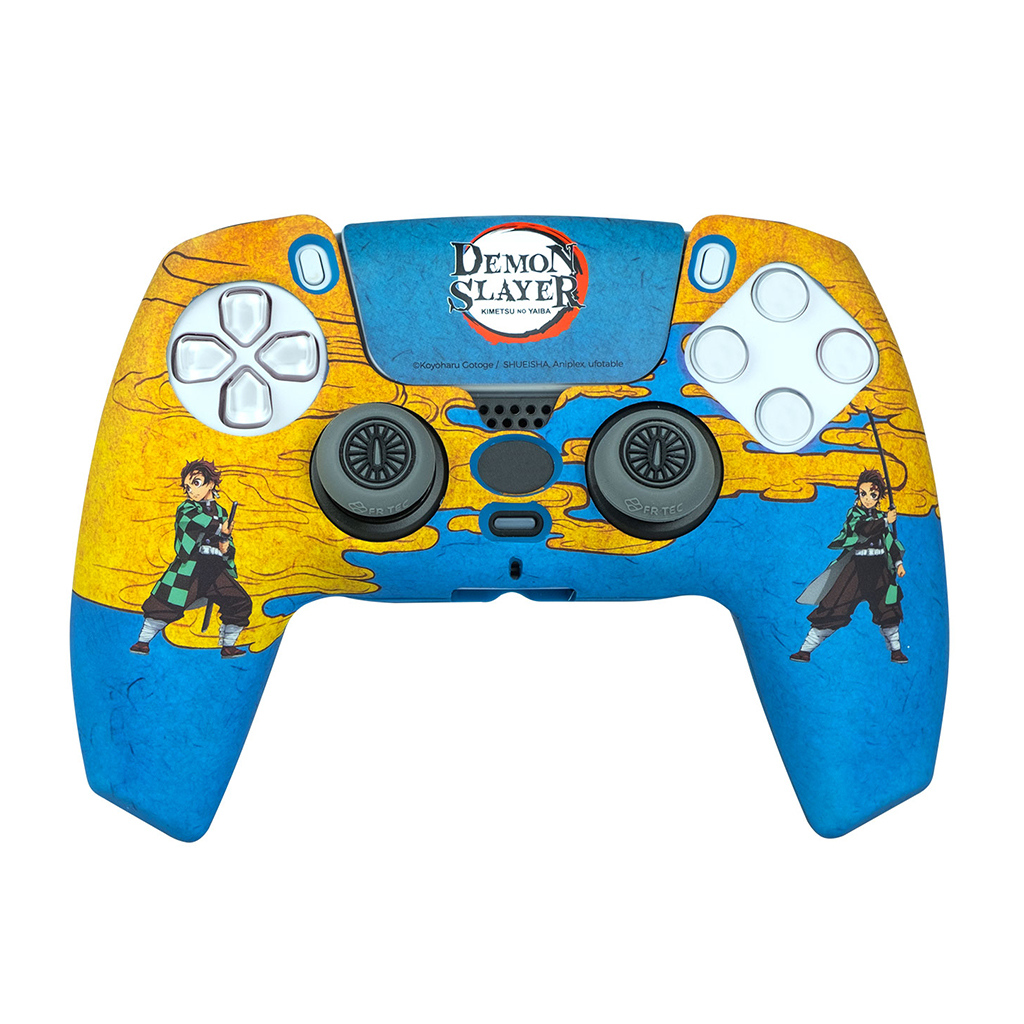 Blade Demon Slayer Hard Case + Grips + Sticker for PS5 Controller ...