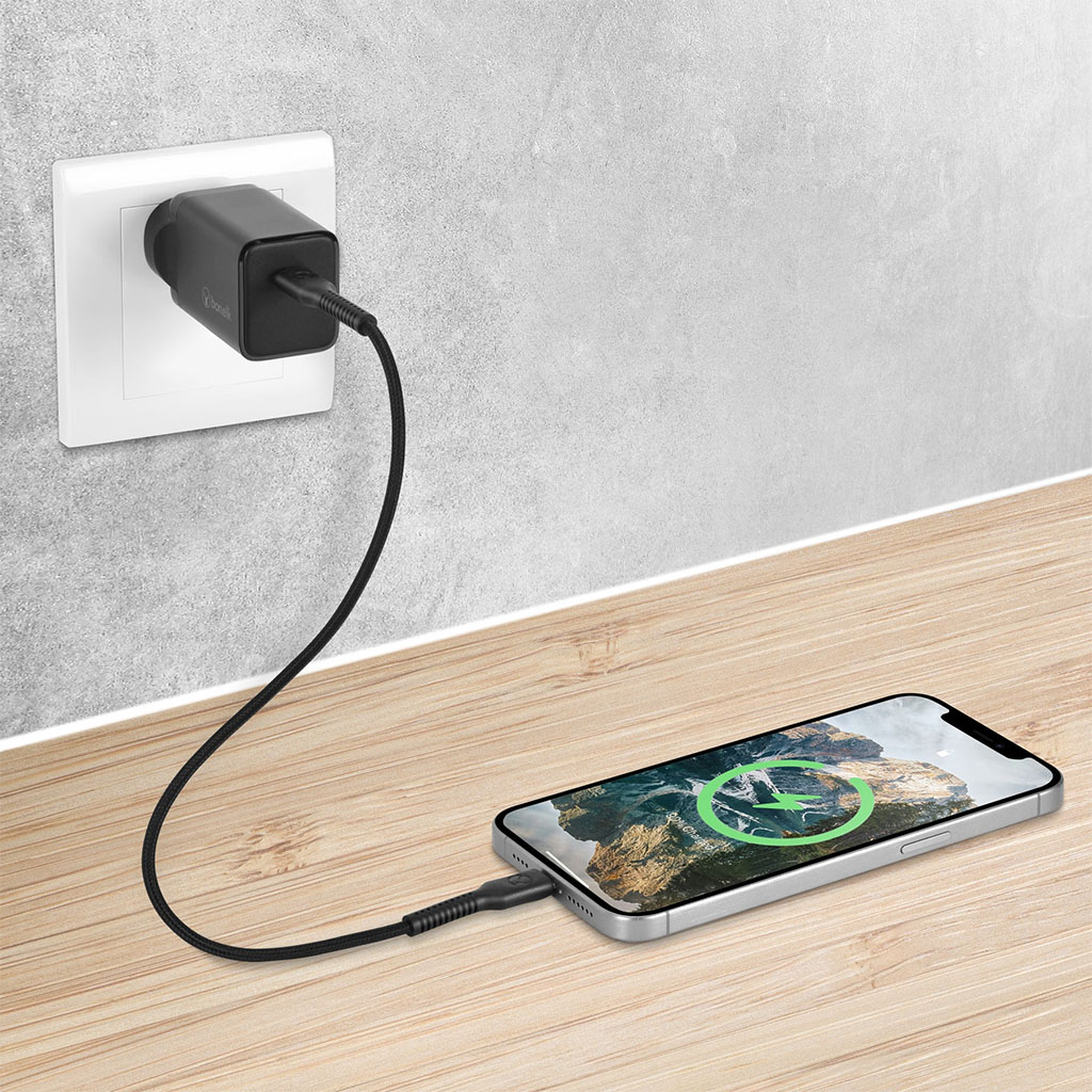 Bonelk 65W PD USB-C GaN Wall Charger w/ USB-C Cable - Black - ELK-21736 ...